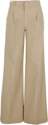 Pantaloni Torino Femme, Pantalons, Beige, Taille: W25 Pantalon Large Pliss&eacute; Poppy