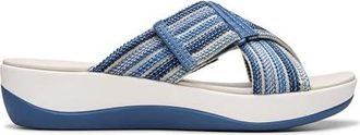 Clarks Mixte Arla Wave Sandal, Blue Combi, 41.5 EU
