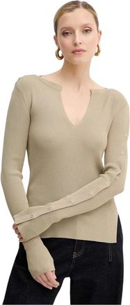 Patrizia Pepe Damen, Strickwaren, Beige, SGr&ouml;&szlig;e