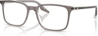Ray-Ban Rb5421 Optics Grau Transparent Fassung Klar Glas Polarisiert 55-19