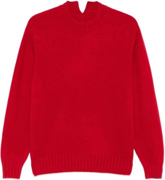 Carven Femme, Pulls, Rouge, Taille: 36 FR Pull ras du cou