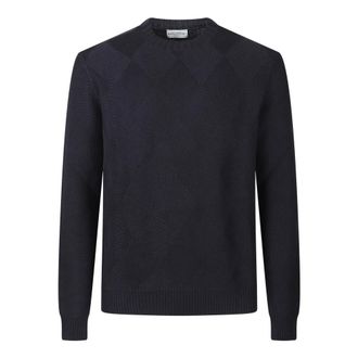 Ballantyne Homme, Pulls, Bleu, Taille: XL Pull ras du cou