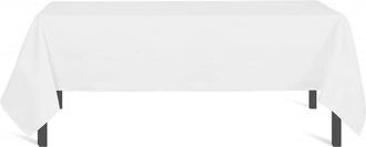 Soleil d'Ocre Tischdecke mit Fleckschutz eckig 140x300 cm ALIX weiß