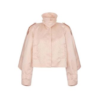 Elisabetta Franchi Damen, Jacken, Rosa, LGr&ouml;&szlig;e