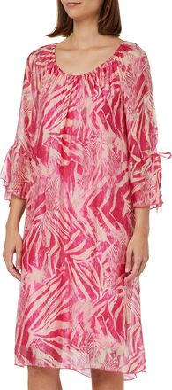 Cartoon Damen 1674/7258 Kleid, Cream/Pink, 36