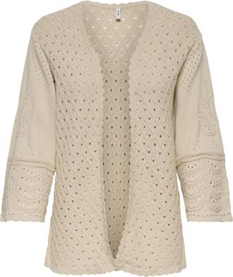 Only Onlluza 3/4 V-Neck Long Kimono KNT