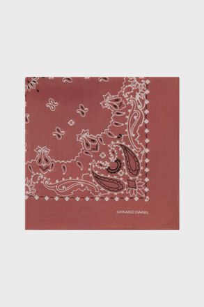 Gerard Darel Carr&eacute; imprim&eacute; en coton - DAYANA - Bois de rose
