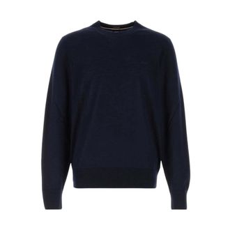 HUGO BOSS Rundhals-Strickware - - Knitwear - Herren - Blau - 2XL