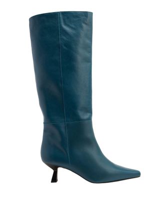 8 by YOOX LEATHER POINTY-TOE BOOT