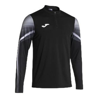 Joma Elite XI Sweat-Shirt pour Homme, Noir, Gris Anthracite, L