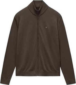 Napapijri Gilet droit &agrave; col montant en coton