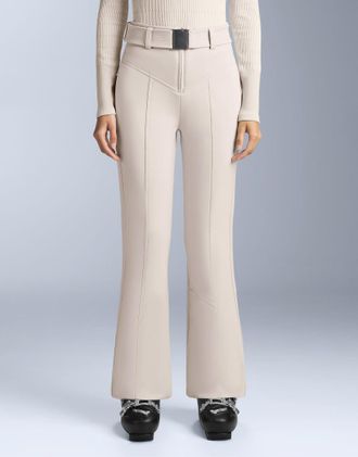 Oysho Pantalon de ski stretch &eacute;vas&eacute; &agrave; taille haute en tissu d&eacute;perlant - Rose clair