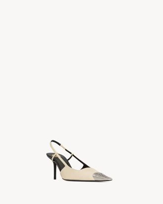 Saint Laurent SL H26 Pump - Ecru