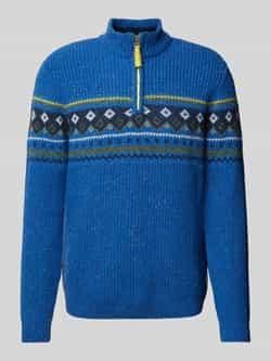 Ragman Wollpullover mit gerippten Abschlüssen