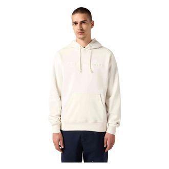 Champion Homme, Sweatshirts et sweats &agrave; capuche, Beige, Taille: XS Icons Embroidered Toned Logo Sweat &agrave; capuche