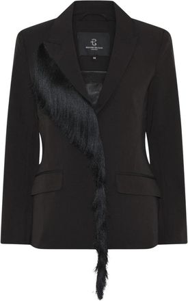 Bruuns Bazaar Hypha BB Fridaia Blazer - - Jackets - Damen - Schwarzk - XL