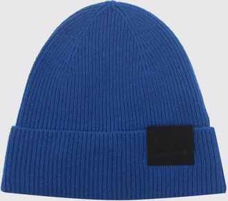 Tom Ford Bonnet en 100% cachemire c&ocirc;tel&eacute; avec revers et logo appliqu&eacute;