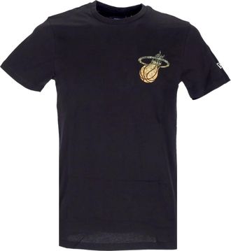 New Era NBA Back Body Water Print Tee - - Tops - Herren - Schwarzk - XS