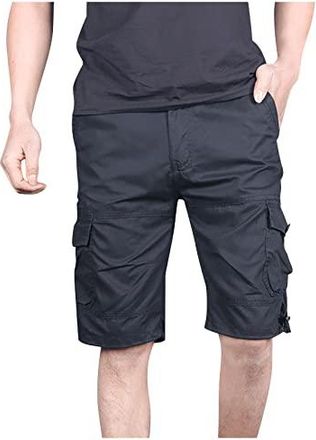 Generic Short Homme été Baggy Chic Casual Shorts Et Bermudas Homme Leger Bermuda Homme Multipoches Short Cargo Homme Travail Plage Sport Respirant Short De Tr