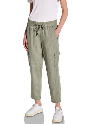 Street One Leinenhose im Cargo-Look