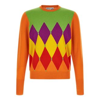 Ballantyne Pull Col Rond Classique Diamant - Homme - Pulls - Multicolore - Taille: 3XL