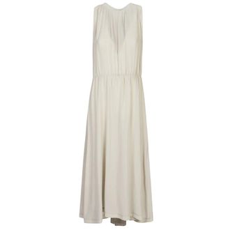 Crida Milano Beatrice dEste Midikleid - - Dresses - Damen - Beige - 3XS