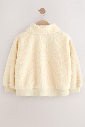 Next Fleecejacke Jacke aus geschnittenem Borg (1-St)