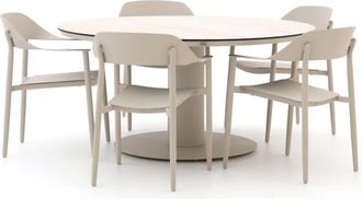 Bellagio la vita attrattiva Bellagio Valli/La Fonte &oslash; 150 cm Gartenm&ouml;bel-Set 6-teilig