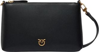 Pinko Pinko, Femme, Sacs, Noir, Taille: ONE Size Flat Horizontal Mini