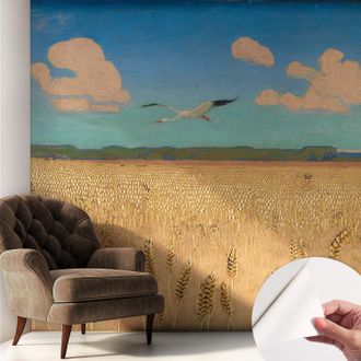Tulup Fotomurale Adesivo - Carta Da Parati Adesiva - Per La Cucina Camera Da Letto Per La Soggiorno - Campo Di Grano 250x250 Cm
