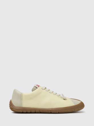 Camper Baskets slip-on Twins bicolores en cuir lisse avec lacets &eacute;lastiques