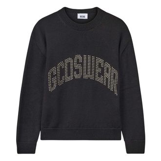 GCDS Maglia girocollo - - Knitwear - Herren - Schwarzk - M
