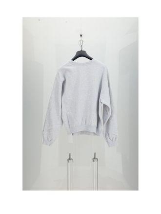 Celine Logo-Embroidered Cotton Sweatshirt - Gray