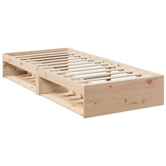 vidaXL Tagesbett ohne Matratze 90x190 cm Massivholz Kiefer Vidaxl