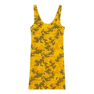 GCDS Bedrucktes Mini-Kleid - - Dresses - Damen - Gelb - S