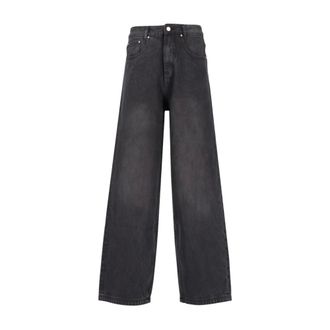 Arte Jean Baggy D&eacute;lav&eacute; - Homme - Jeans - Noir - Taille: W30