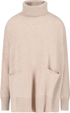 Maryya pull à col roulé - Tons neutres