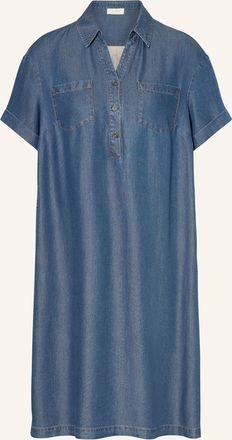 Cat Noir Catnoir Hemdblusenkleid Im Materialmix blau