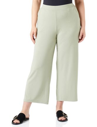 Gerry Weber Damen Schlupfhose mit Stretchkomfort unifarben 7/8 L&auml;nge Sage 38