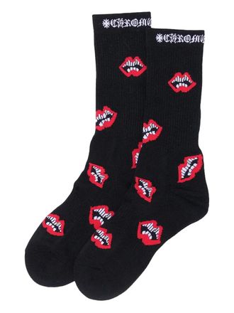 Chrome Hearts Chomper Matty Boy socks - Schwarz