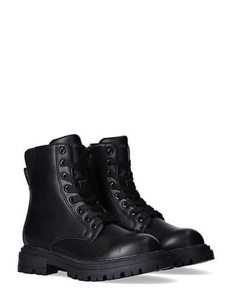 Calvin Klein Geschn&uuml;rte Boots Mit Praktischem Rei&szlig;verschluss Und Stollen F&uuml;r Kinder - Black - M&auml;dchen - 30