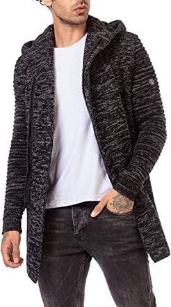 Red Bridge Cardigan Homme Manteau Veste longue Noir XXL