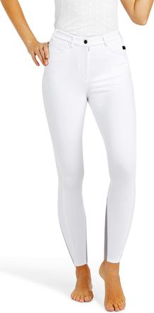 Ariat Womens Speranza Knee Patch Riding Breech in White, Size 48, by Ariat
