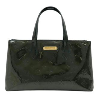 Louis Vuitton Pre-owned Wilshire PM Monogram Vernis Handtasche - - Pre-owned - Damen - Blau - ONE SIZE