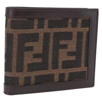 Fendi Pre-owned Zucca Canvas Bifold Wallet - - Pre-owned - Herren - Braun - ONE SIZE