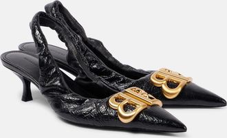 Balenciaga Slingback-Pumps Monaco aus Leder