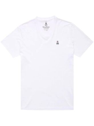 Psycho Bunny t-shirt à col v - Blanc
