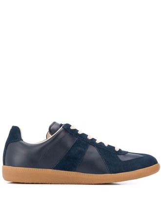 Maison Margiela baskets Replica en cuir - Bleu