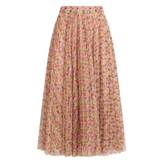 Philosophy di Lorenzo Serafini Femme, Jupes, Multicolore, Taille: 36 FR Jupe Midi Pliss&eacute;e
