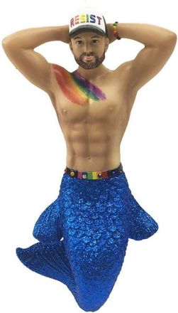 December Diamonds Resist Merman Christmas Tree Ornament 5555092 New